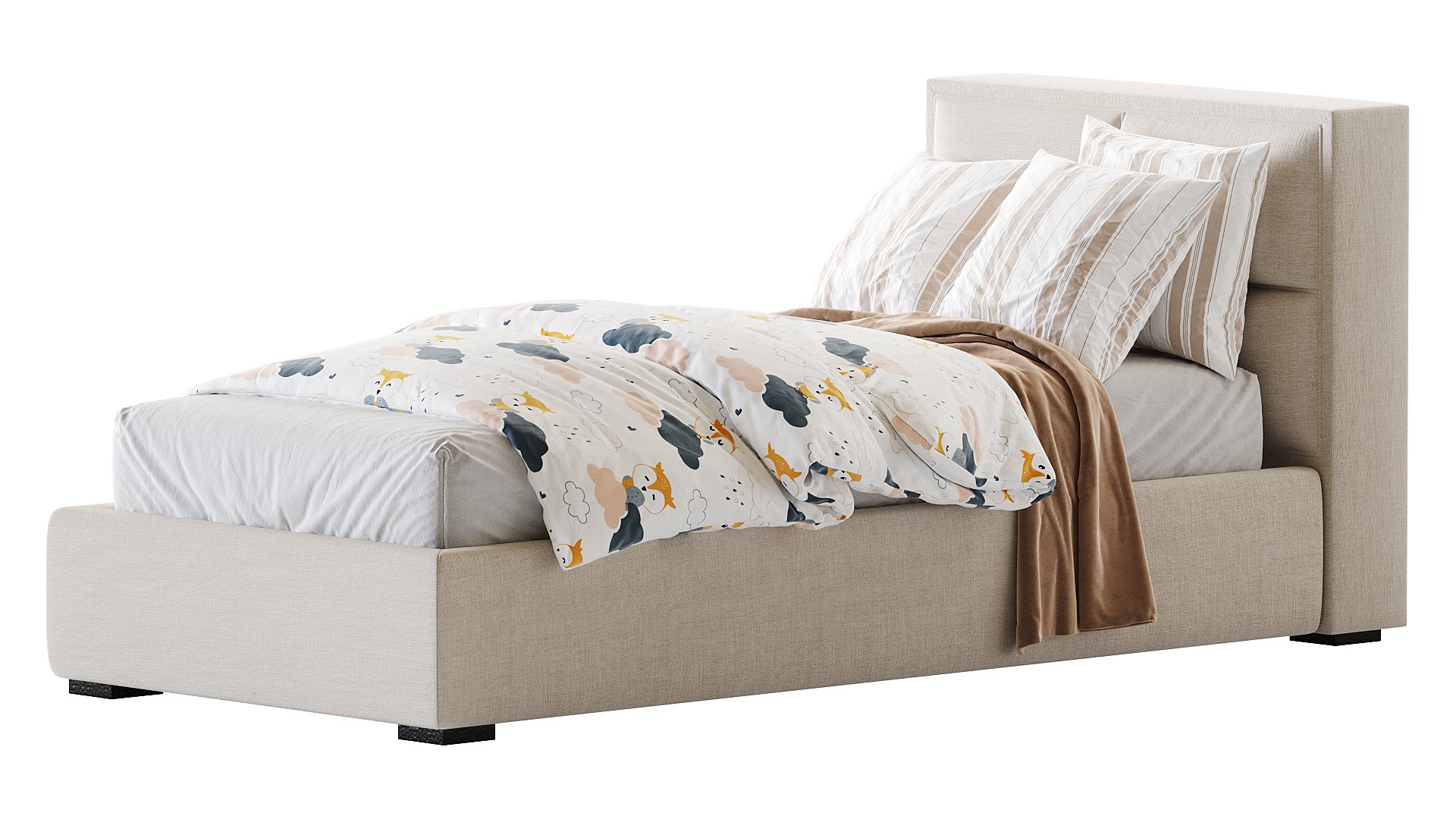 3D Kids Bed KD56 - TurboSquid 2193942