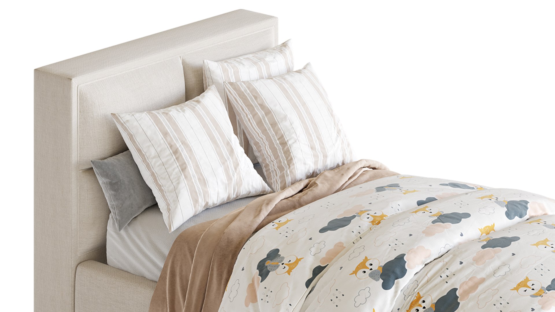 3D Kids Bed KD56 - TurboSquid 2193942