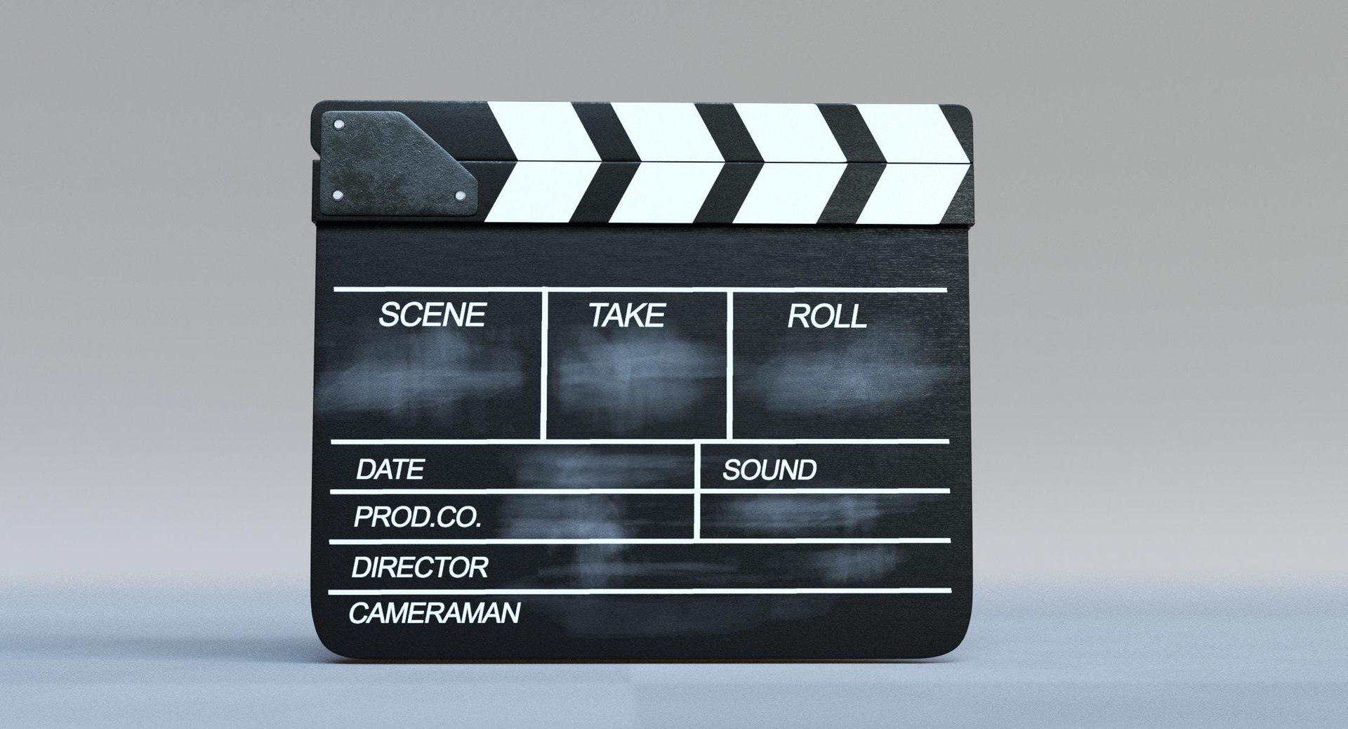 Movie Clapper Model - TurboSquid 1297661