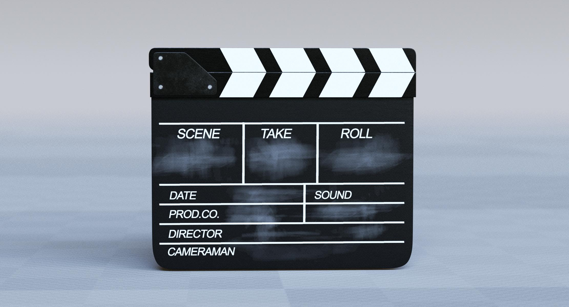 Movie Clapper Model - TurboSquid 1297661