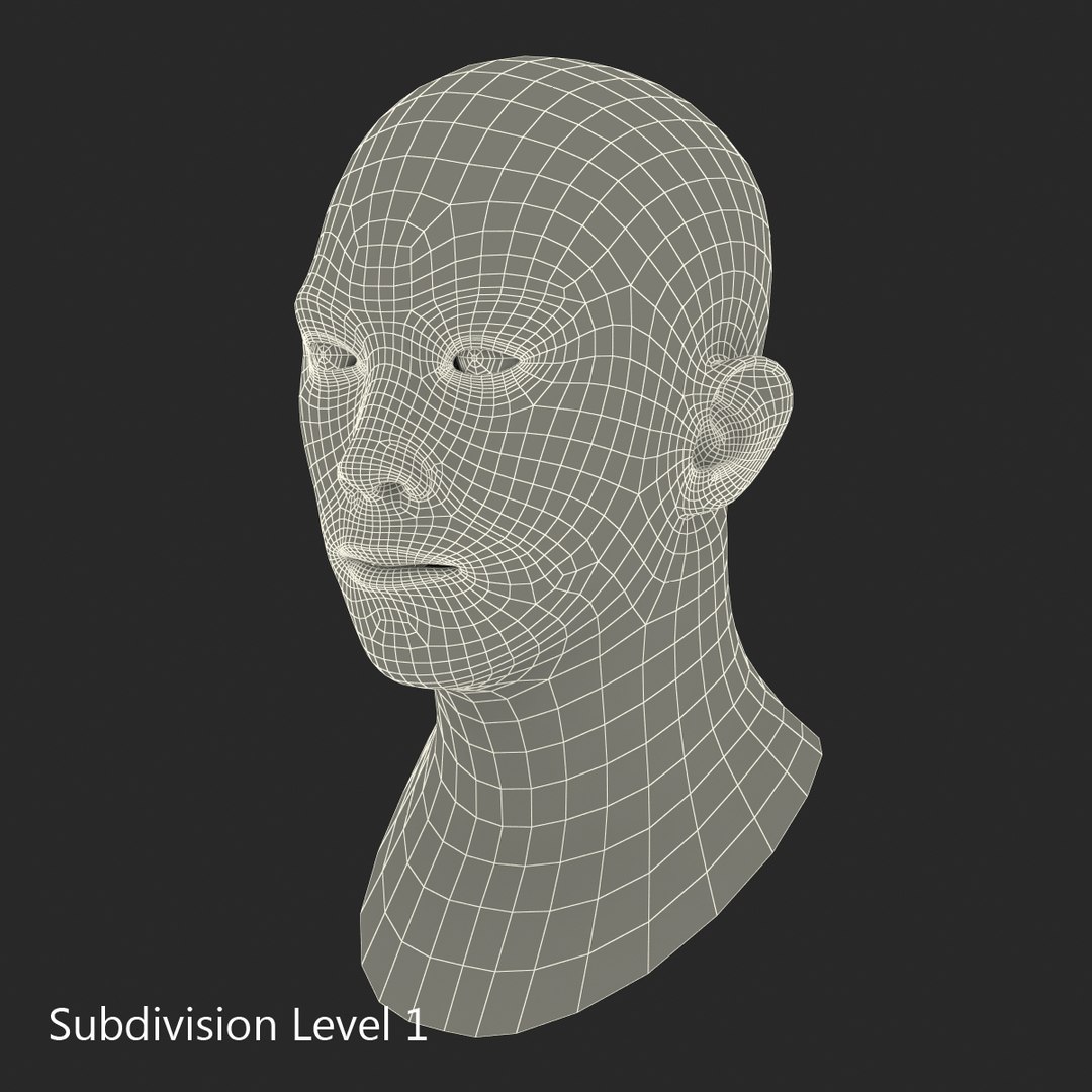 3D model asian male head rigged - TurboSquid 1496999