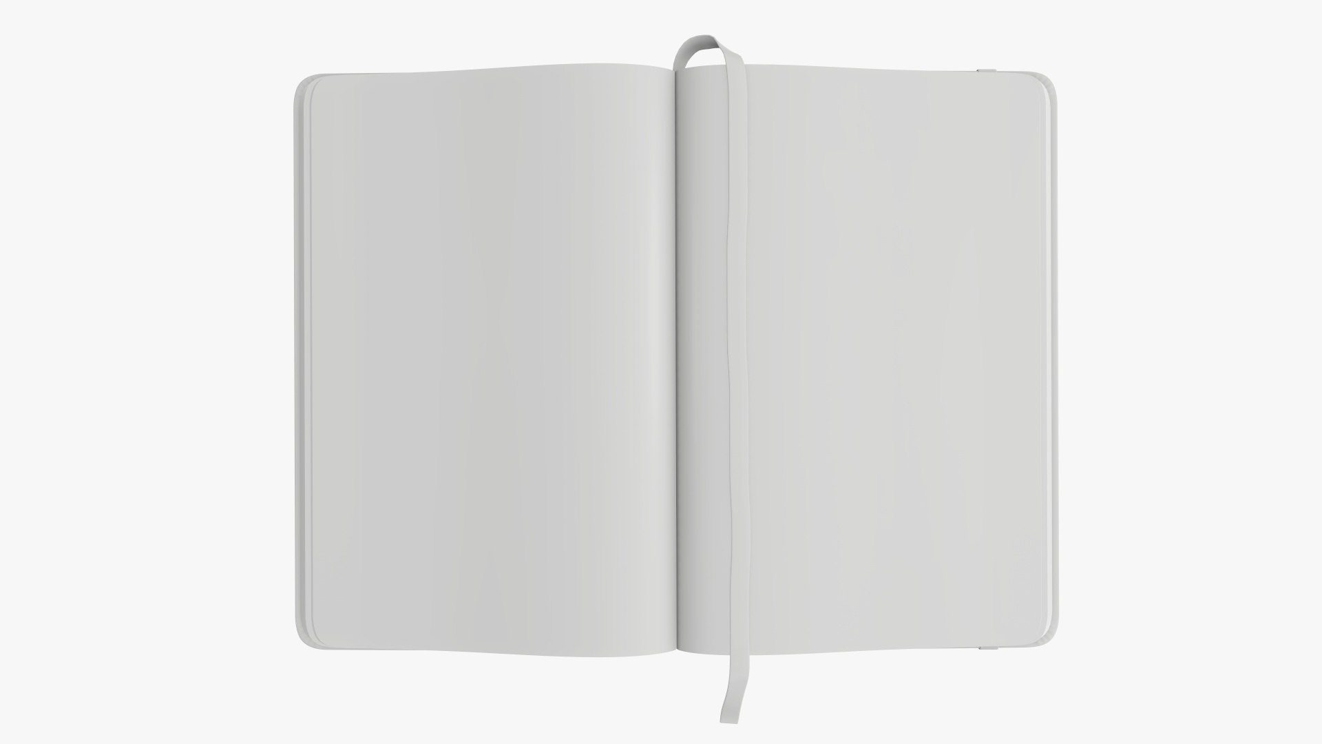 3D Model Hardcover Strap Notebook - TurboSquid 1615581