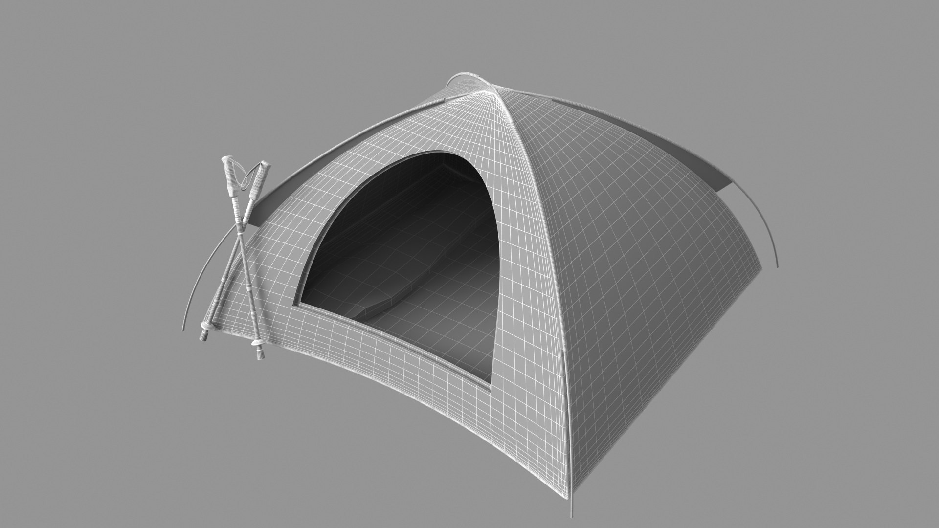 3D Camping Tent Model - TurboSquid 1632540