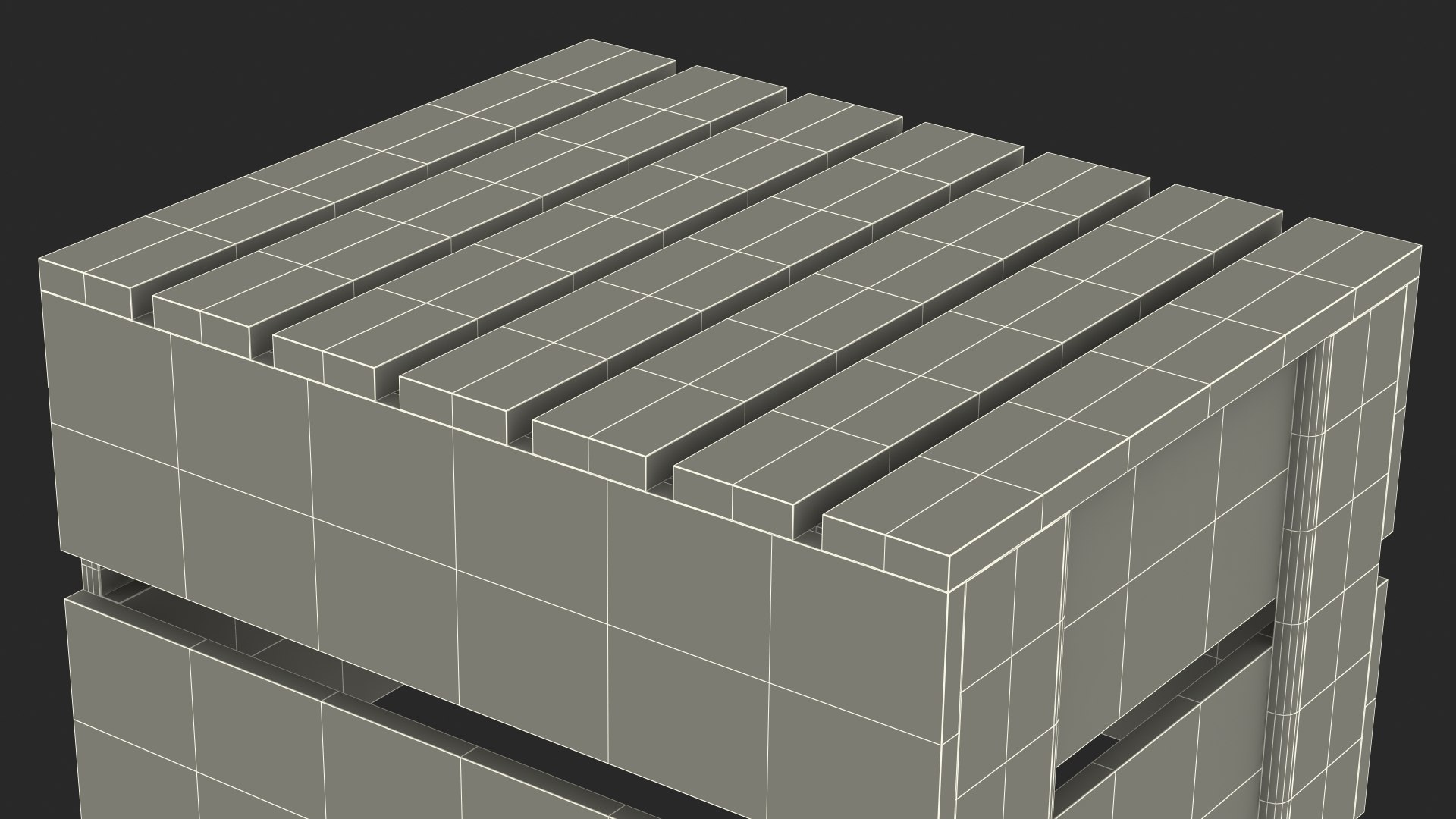 Large Scorched Wooden Packaging 3D - TurboSquid 1991699