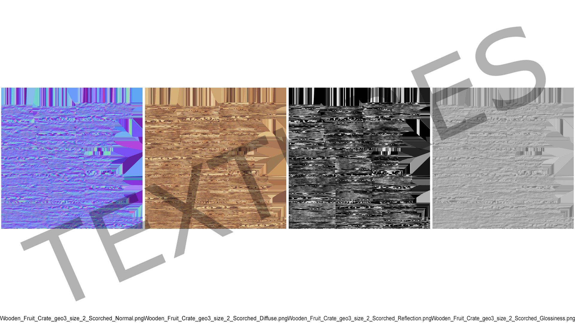 Large Scorched Wooden Packaging 3D - TurboSquid 1991699