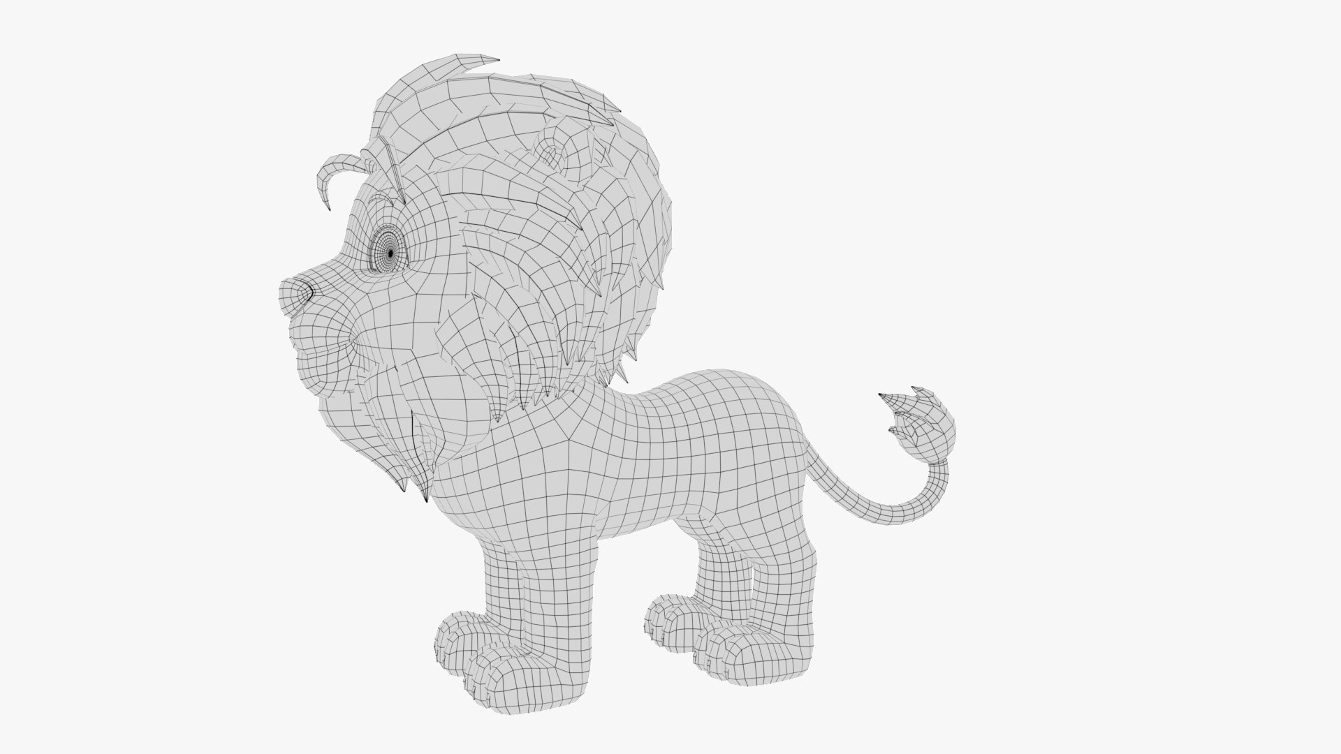 CartoonLion Model - TurboSquid 1923929