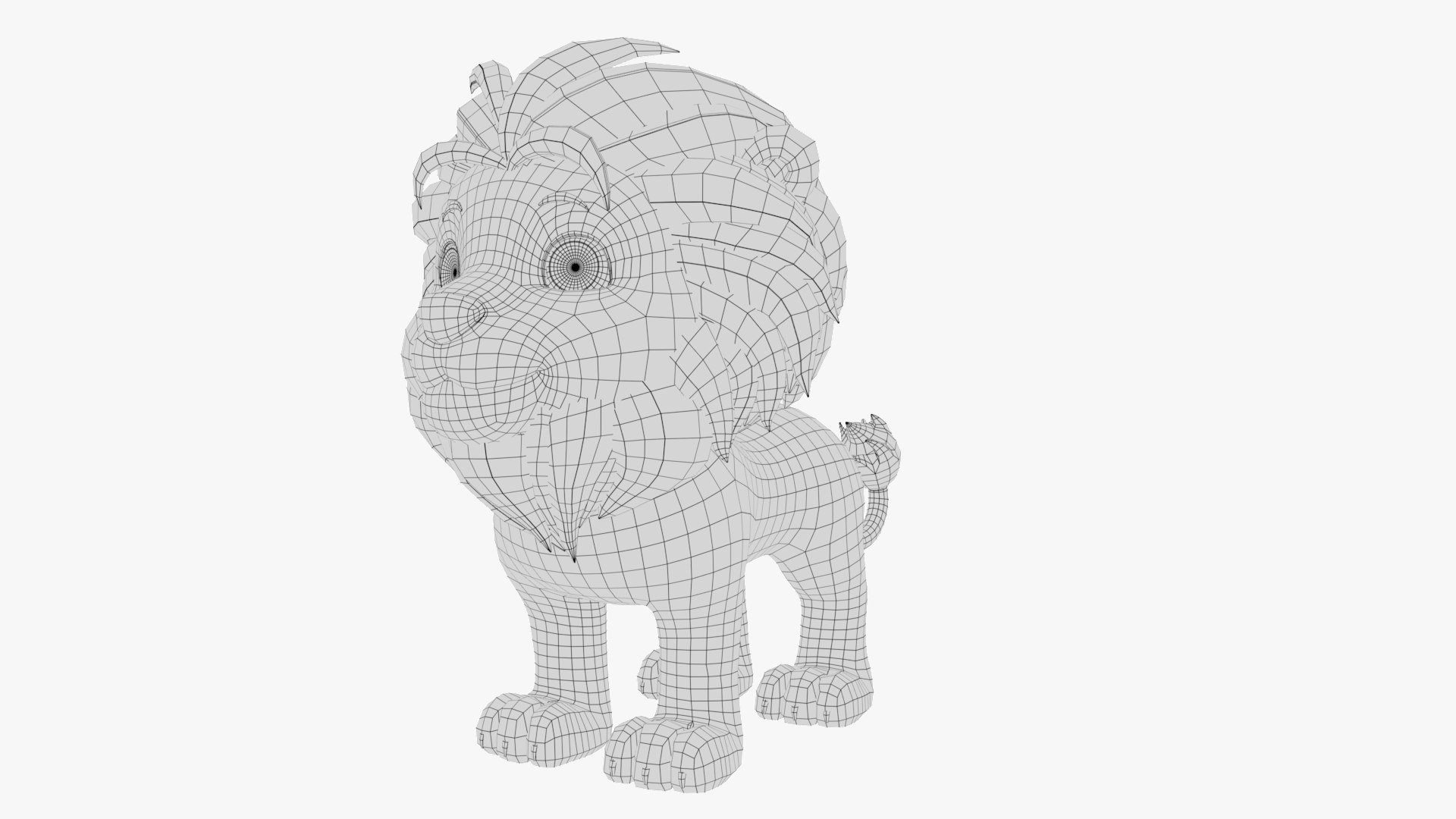 CartoonLion Model - TurboSquid 1923929