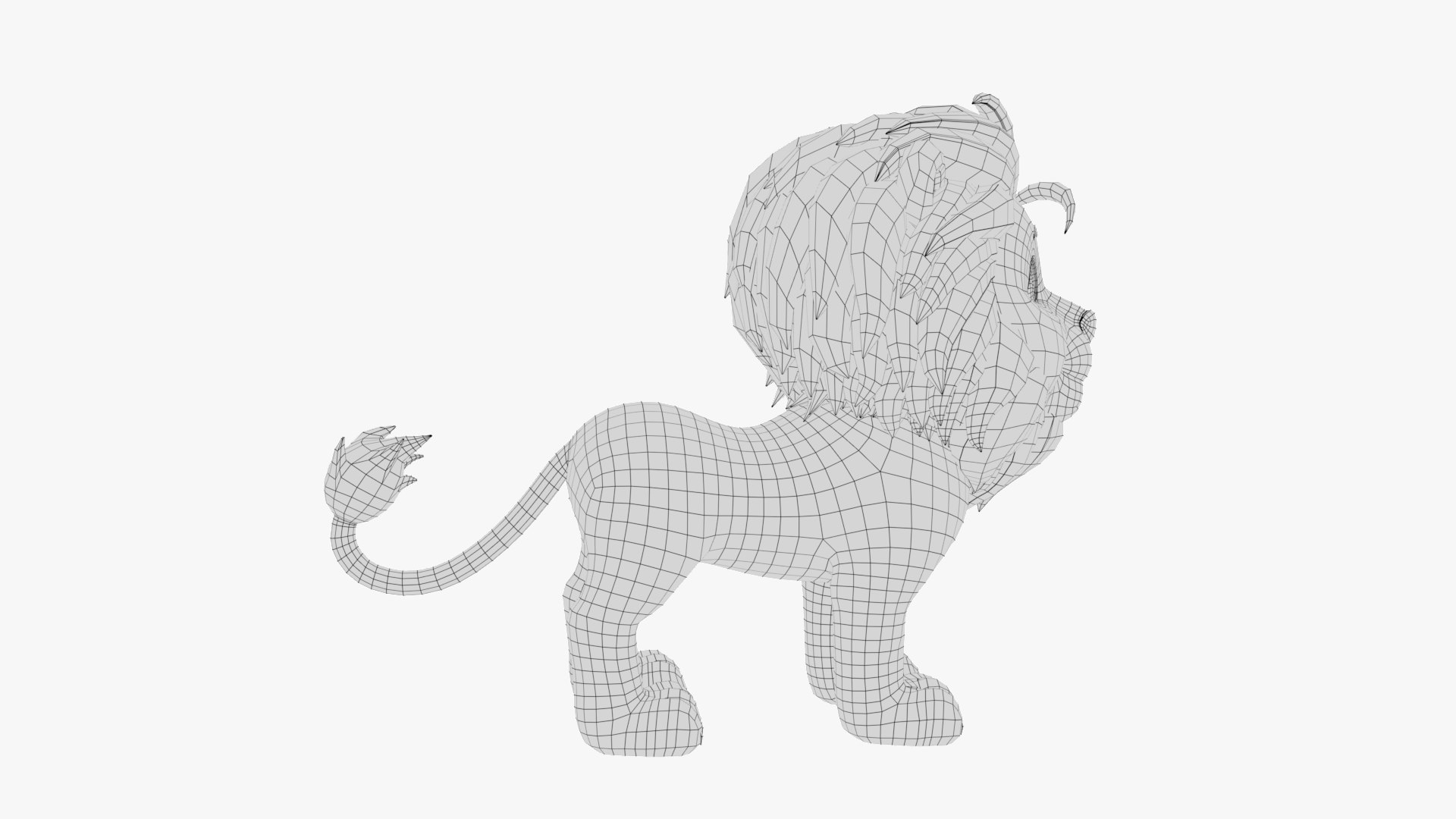 CartoonLion Model - TurboSquid 1923929