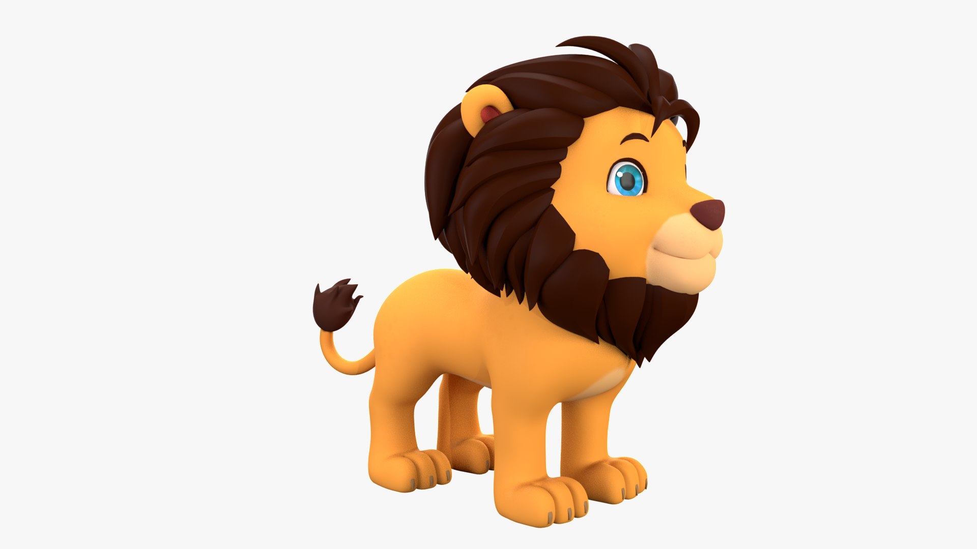 CartoonLion Model - TurboSquid 1923929