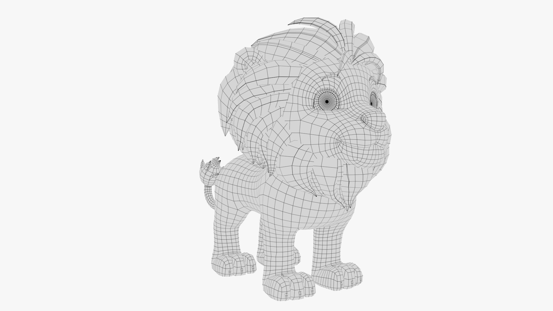 CartoonLion Model - TurboSquid 1923929