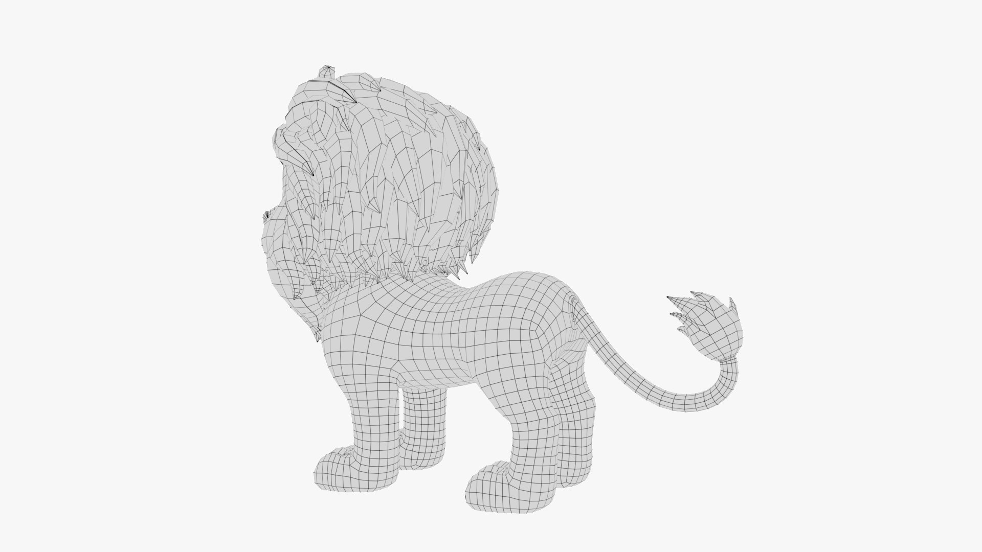 CartoonLion Model - TurboSquid 1923929
