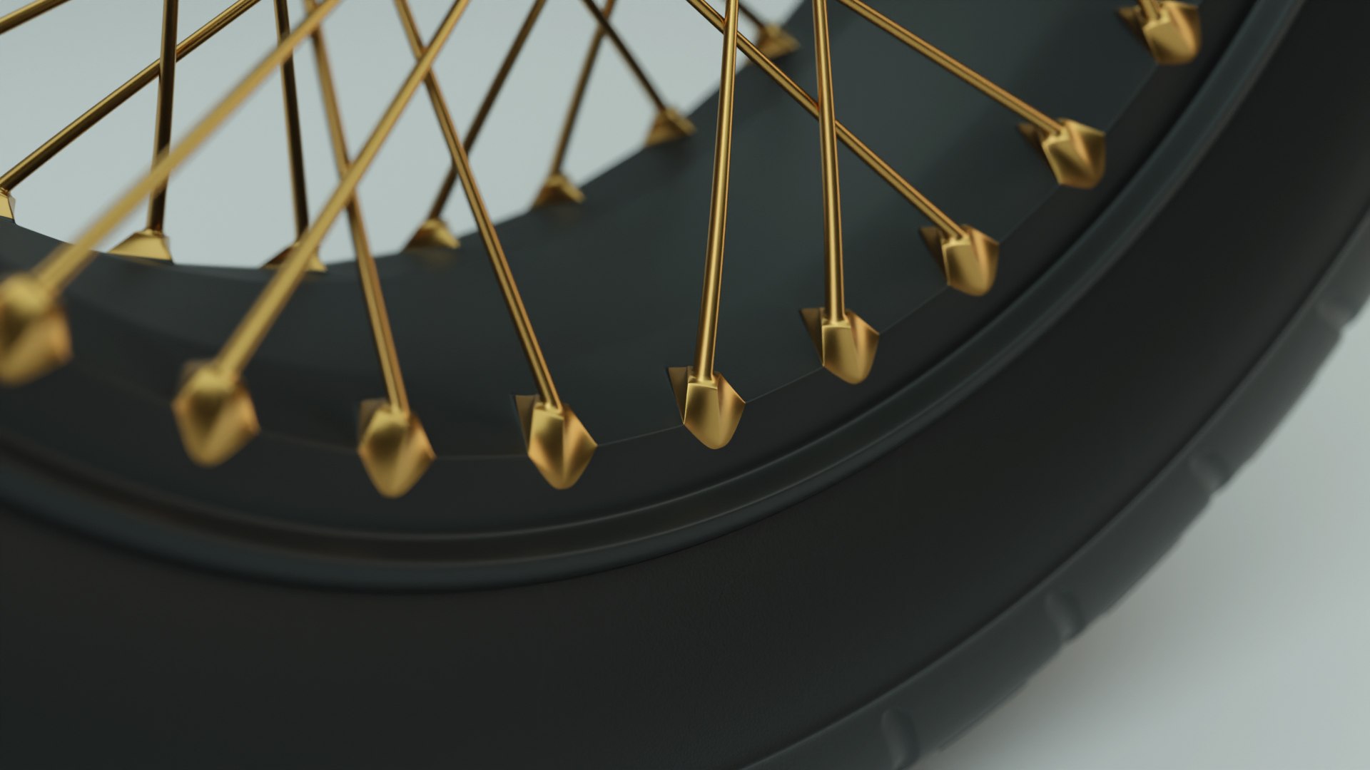 3D Motorcycle Spoke Wheel Model - TurboSquid 1816542