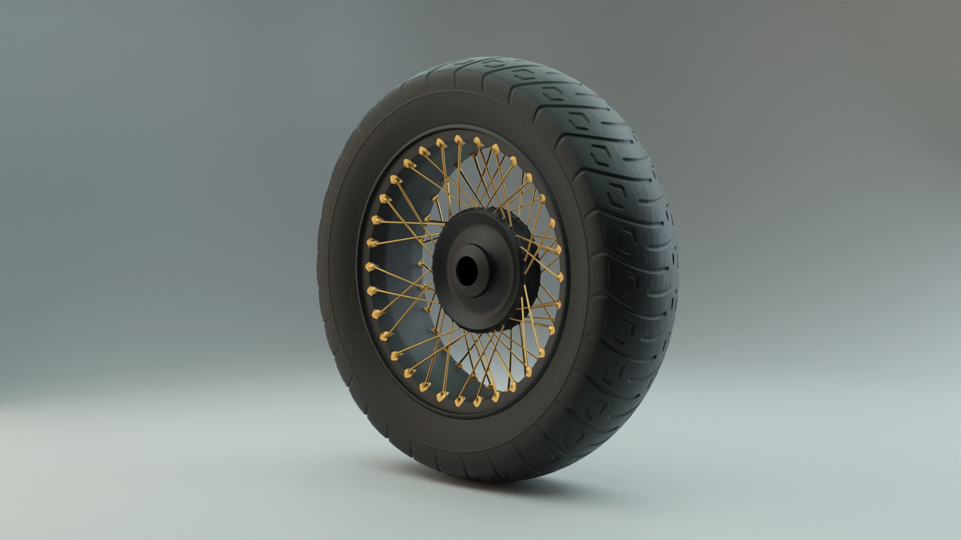 3D Motorcycle Spoke Wheel Model - TurboSquid 1816542