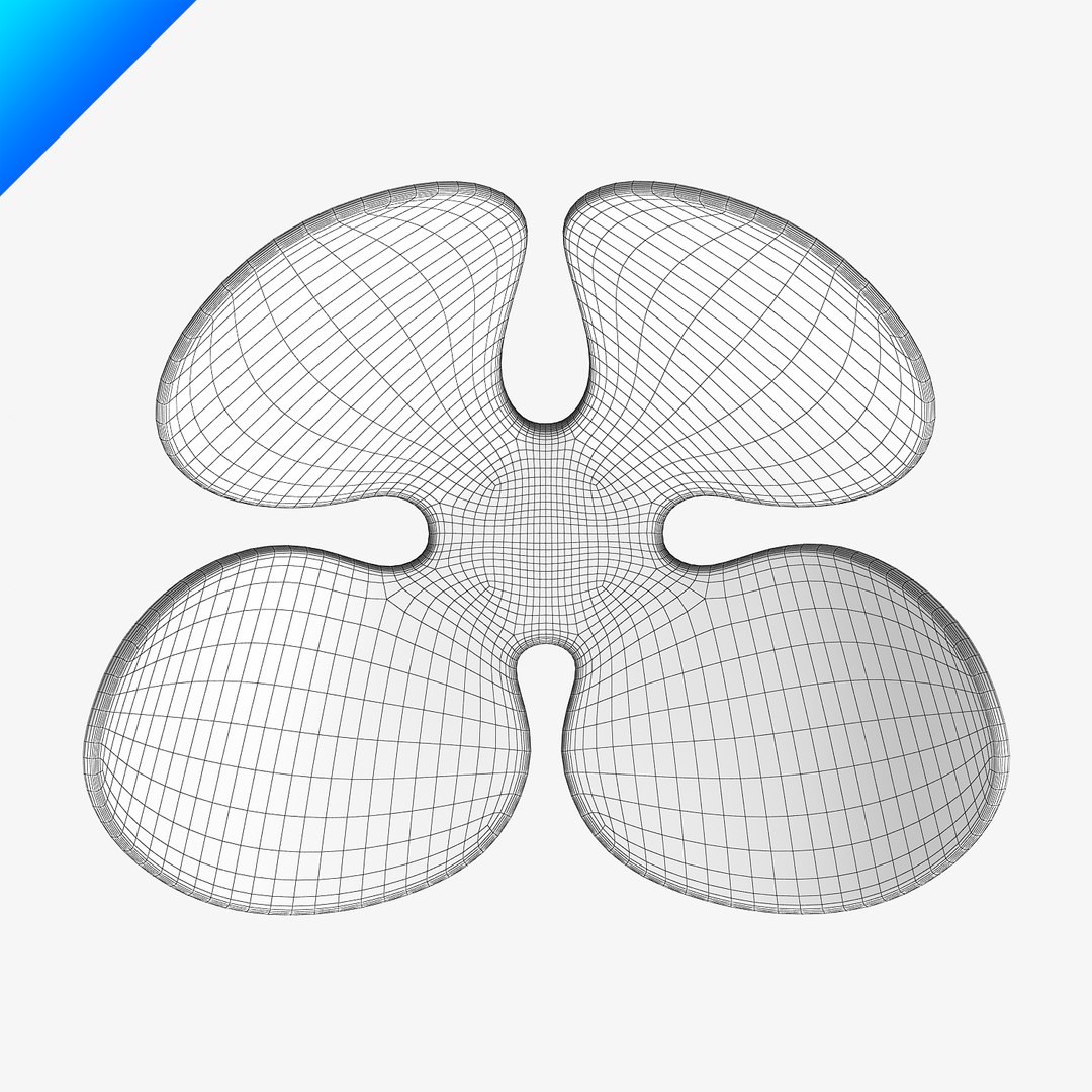 clover chair design ron arad 3d max