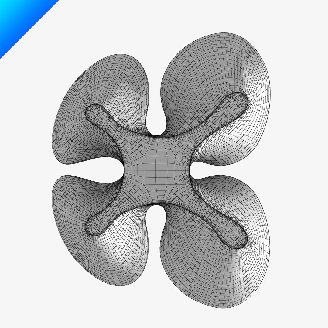 clover chair design ron arad 3d max