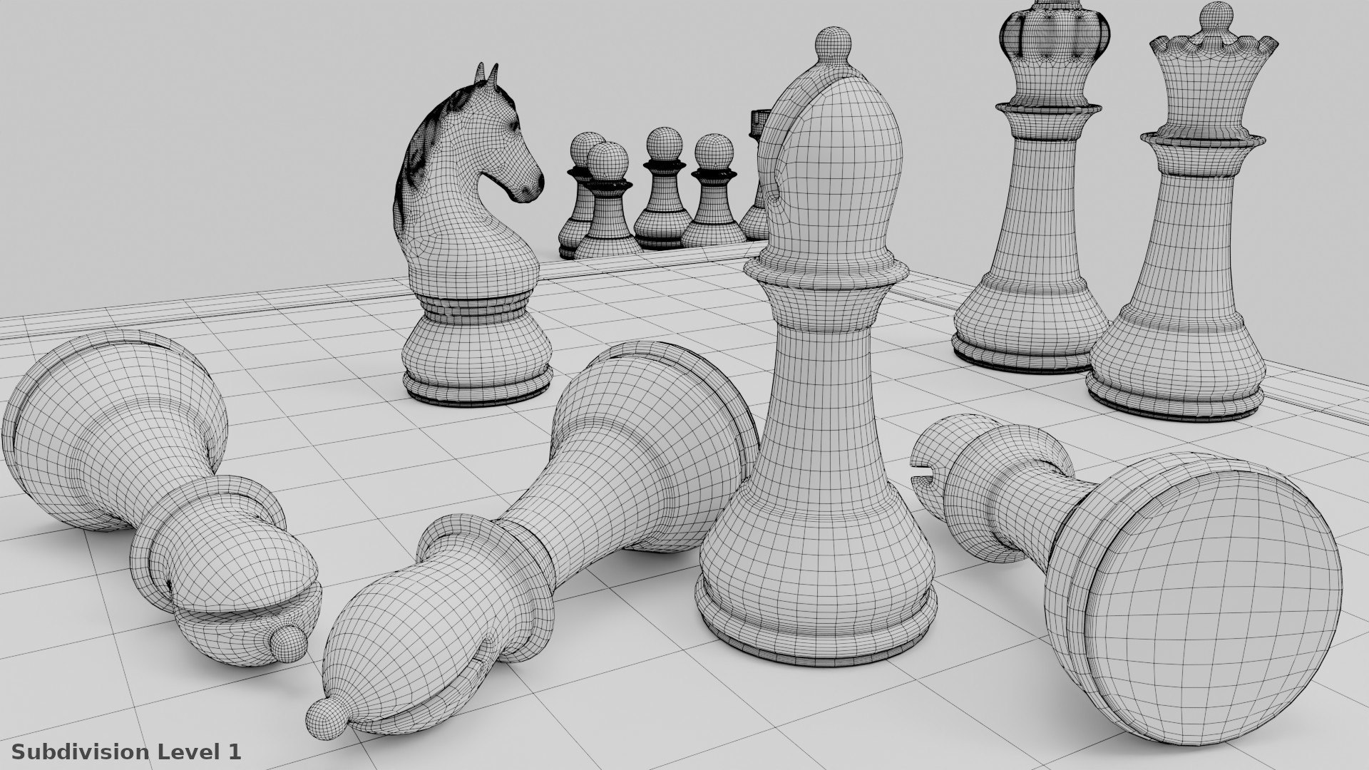 Chess 3D Model - TurboSquid 2245815