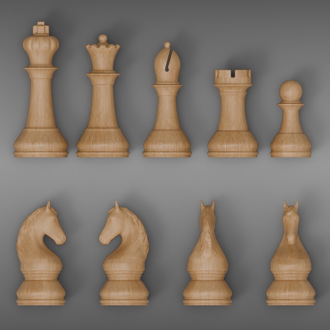 Chess 3D Model - TurboSquid 2245815