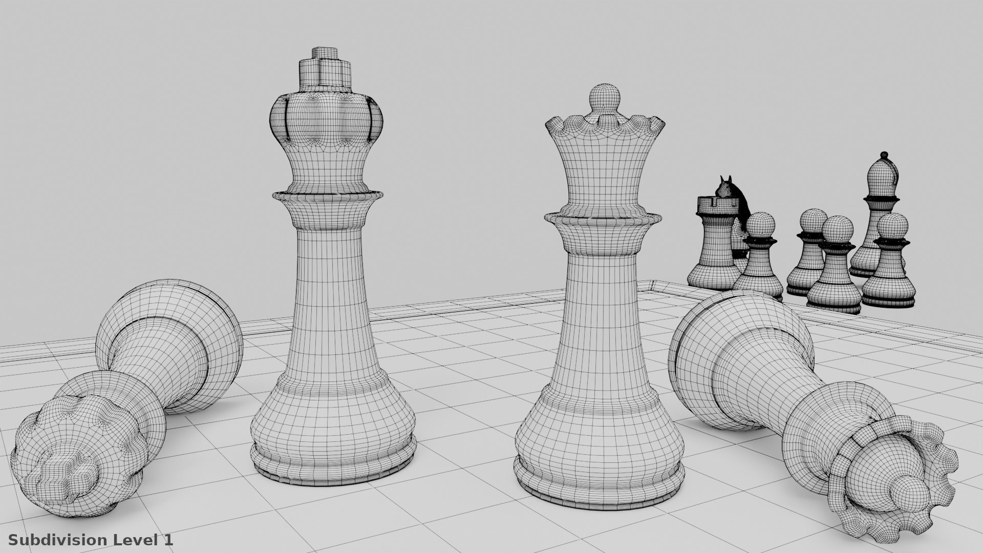 Chess 3D Model - TurboSquid 2245815