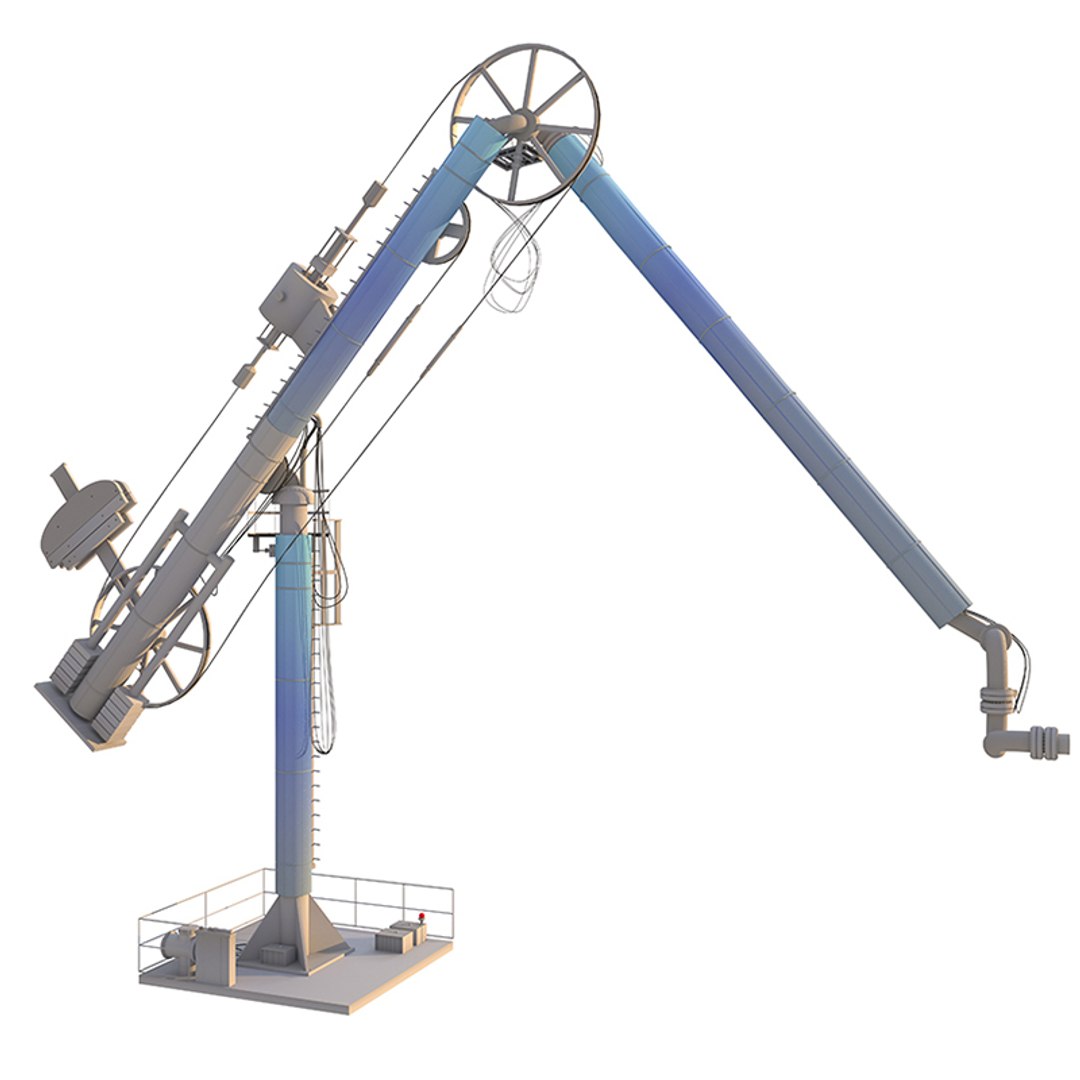 3D Loading Arm - TurboSquid 1463004