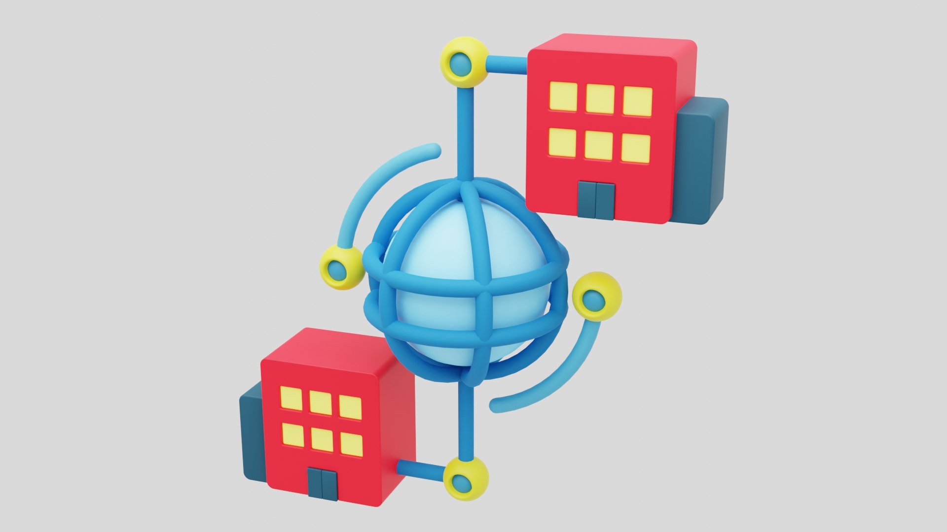 Metropolitan Area Network - Blend 3D model - TurboSquid 2071033