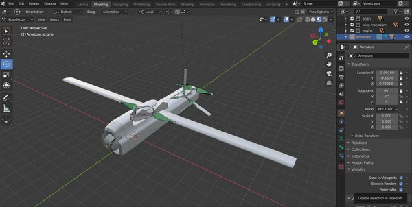 3D alpagu 2 kamikaze uav - TurboSquid 1583030