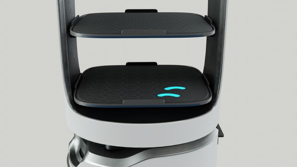 Restaurant Service Robot 3D - TurboSquid 1799790