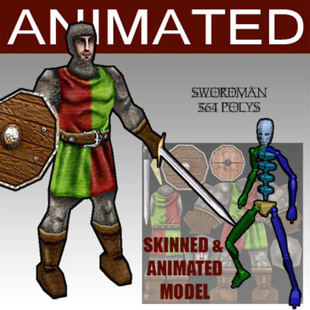 glest animation 3d model