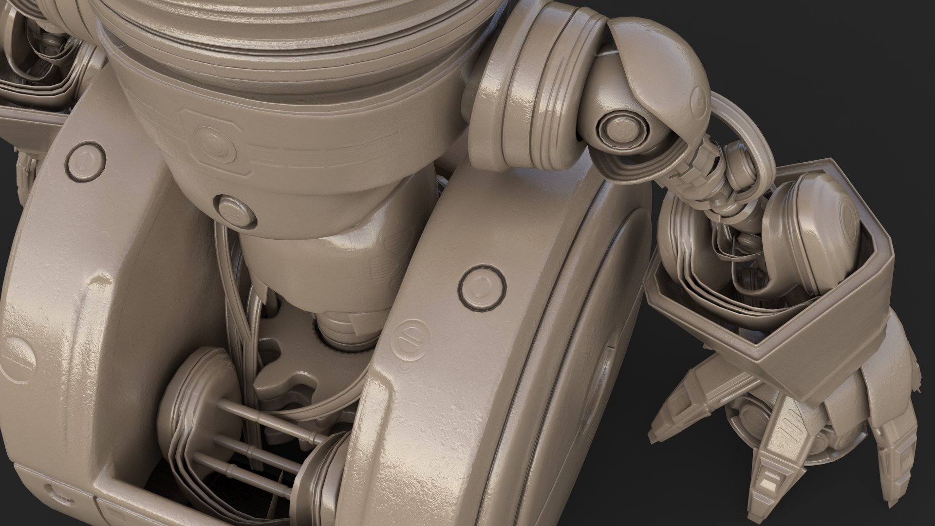 3D Cute Robot Clay Ai model - TurboSquid 2116337