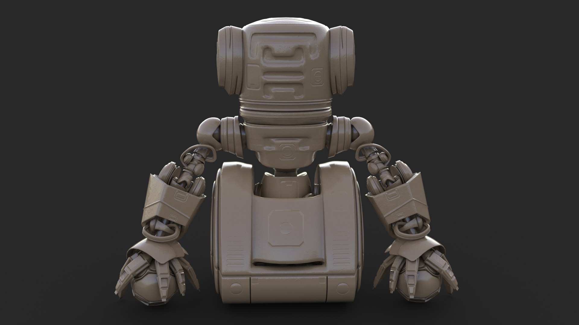 3D Cute Robot Clay Ai model - TurboSquid 2116337