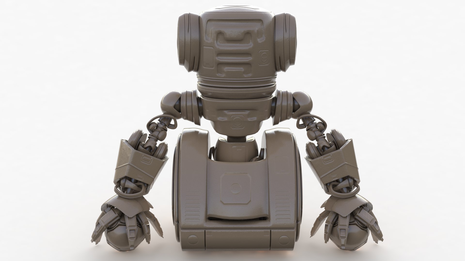 3D Cute Robot Clay Ai model - TurboSquid 2116337