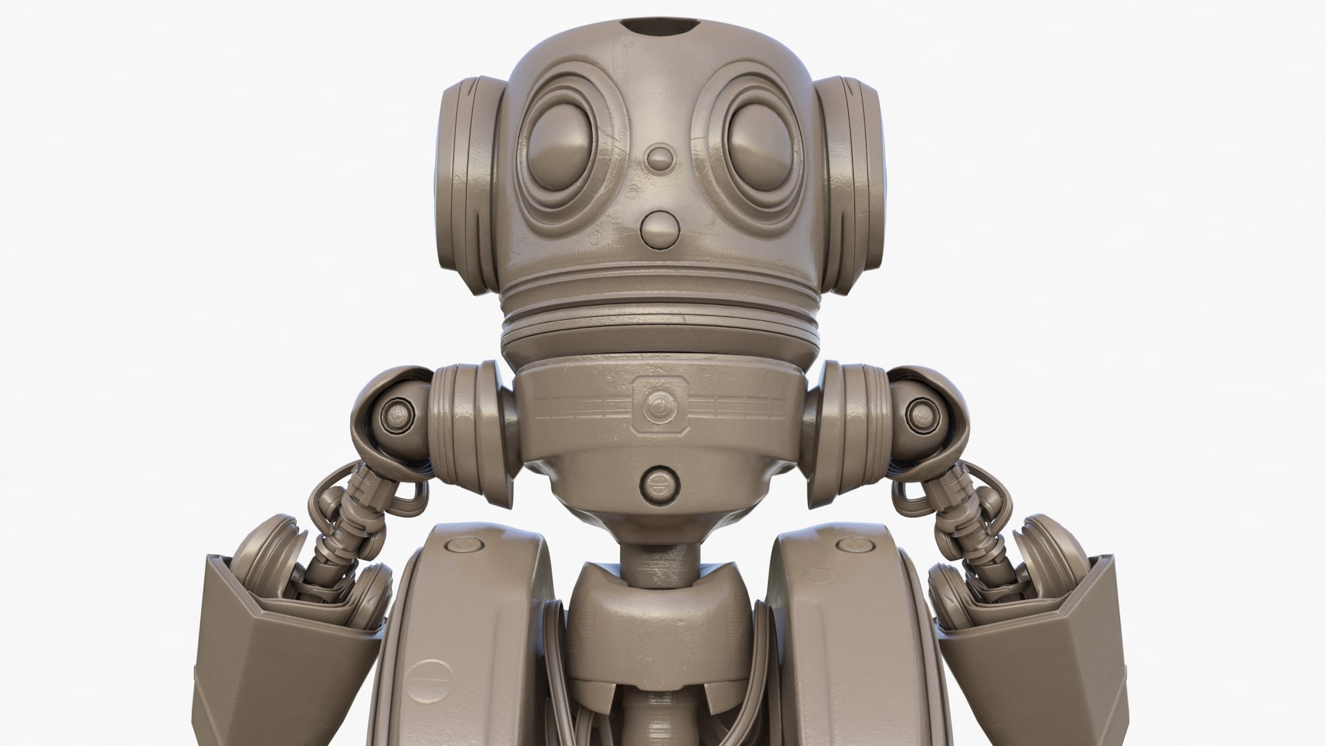 3D Cute Robot Clay Ai model - TurboSquid 2116337
