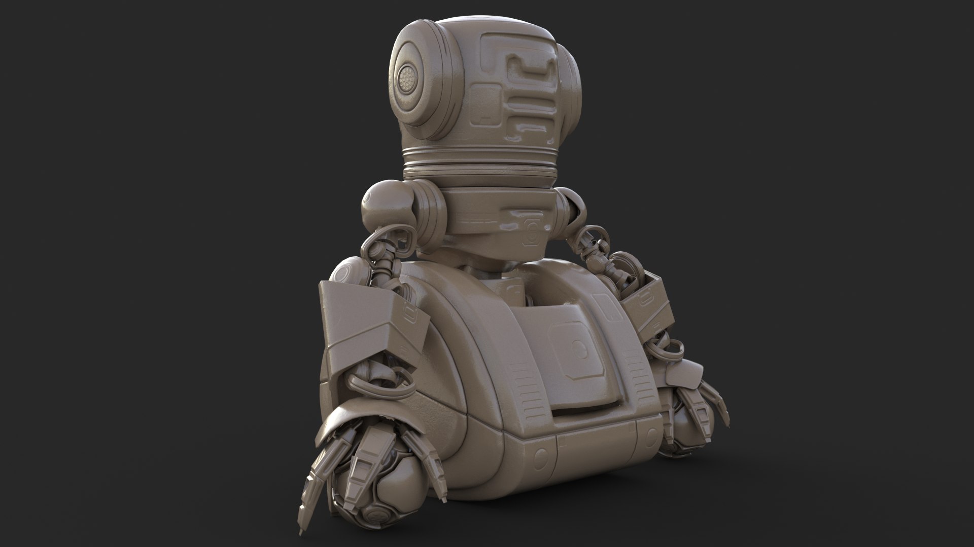 3D Cute Robot Clay Ai model - TurboSquid 2116337