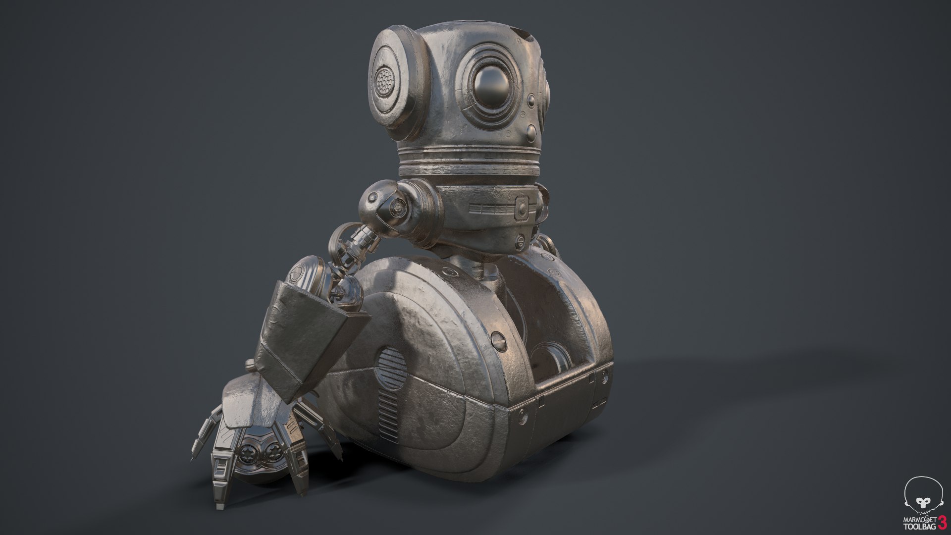 3D Cute Robot Clay Ai model - TurboSquid 2116337