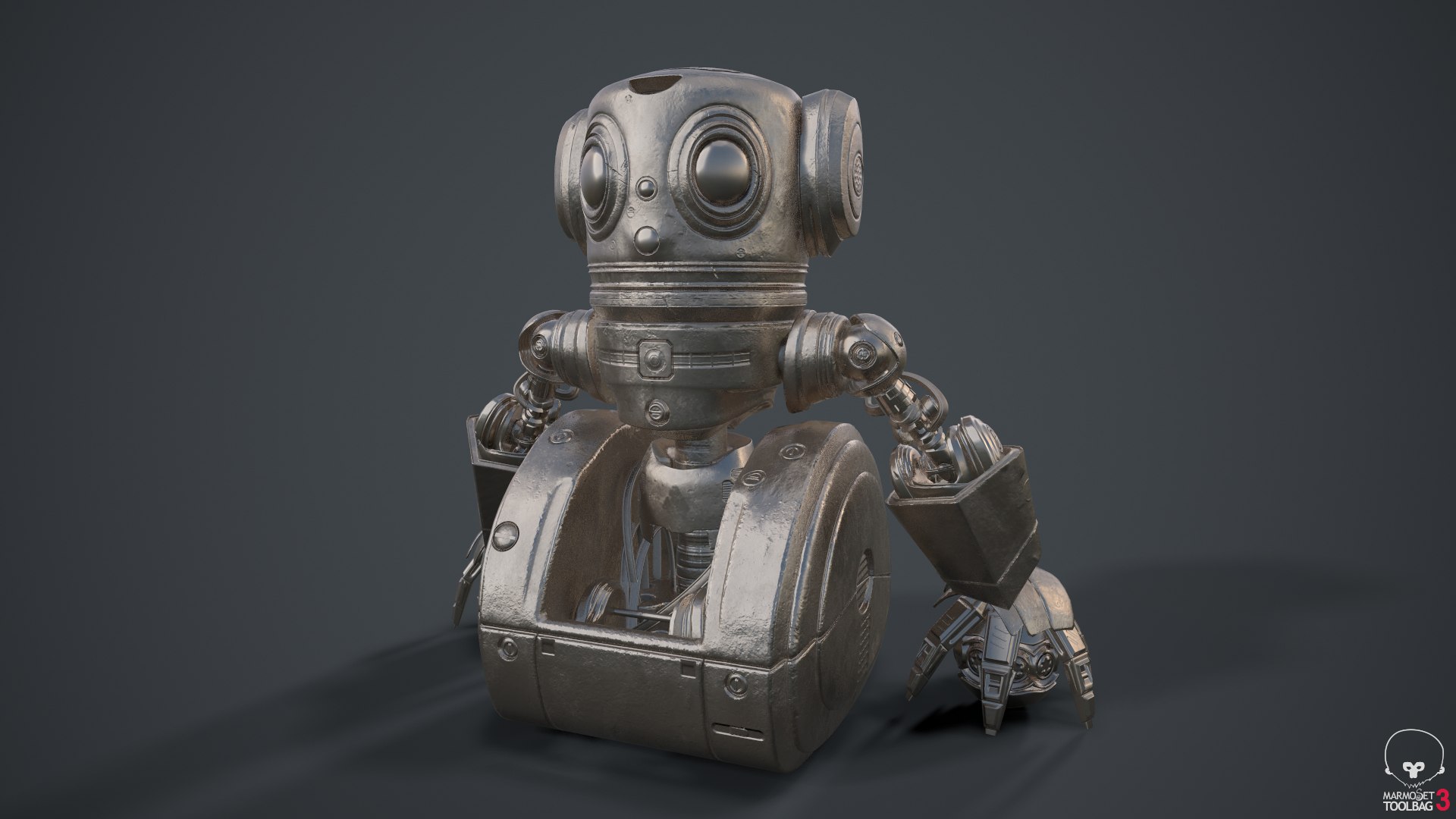 3D Cute Robot Clay Ai model - TurboSquid 2116337