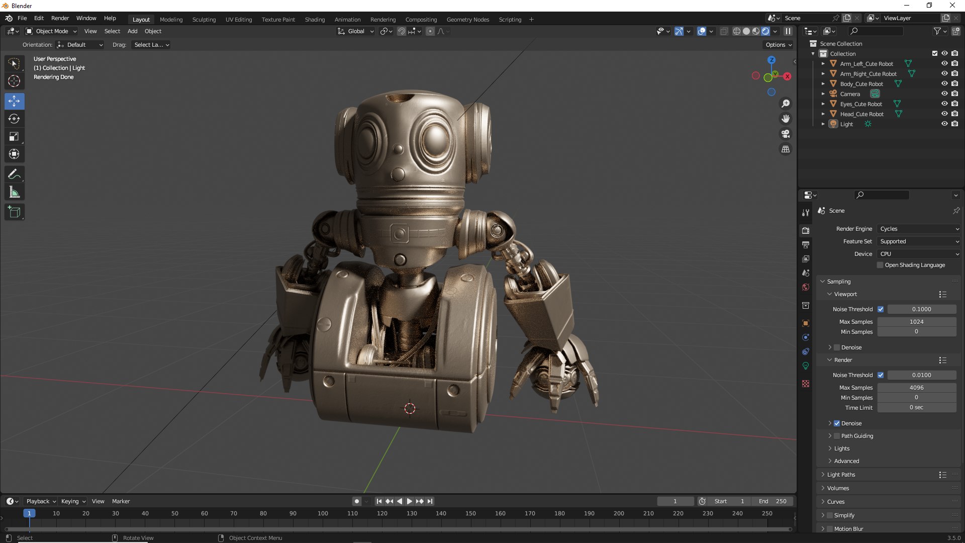 3D Cute Robot Clay Ai model - TurboSquid 2116337
