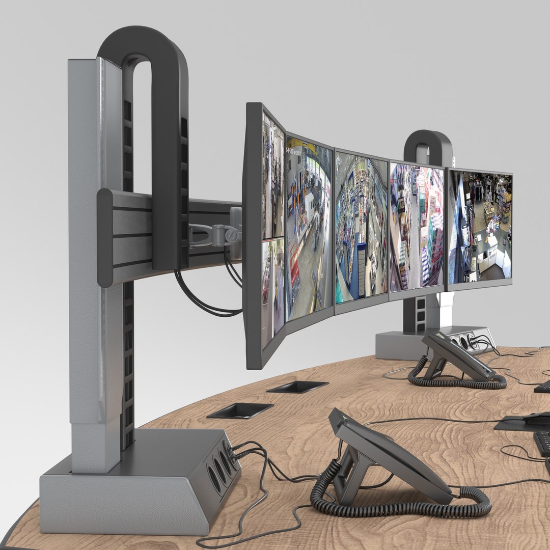Vertiv Ergocon Control Room 3D Model - TurboSquid 1451594