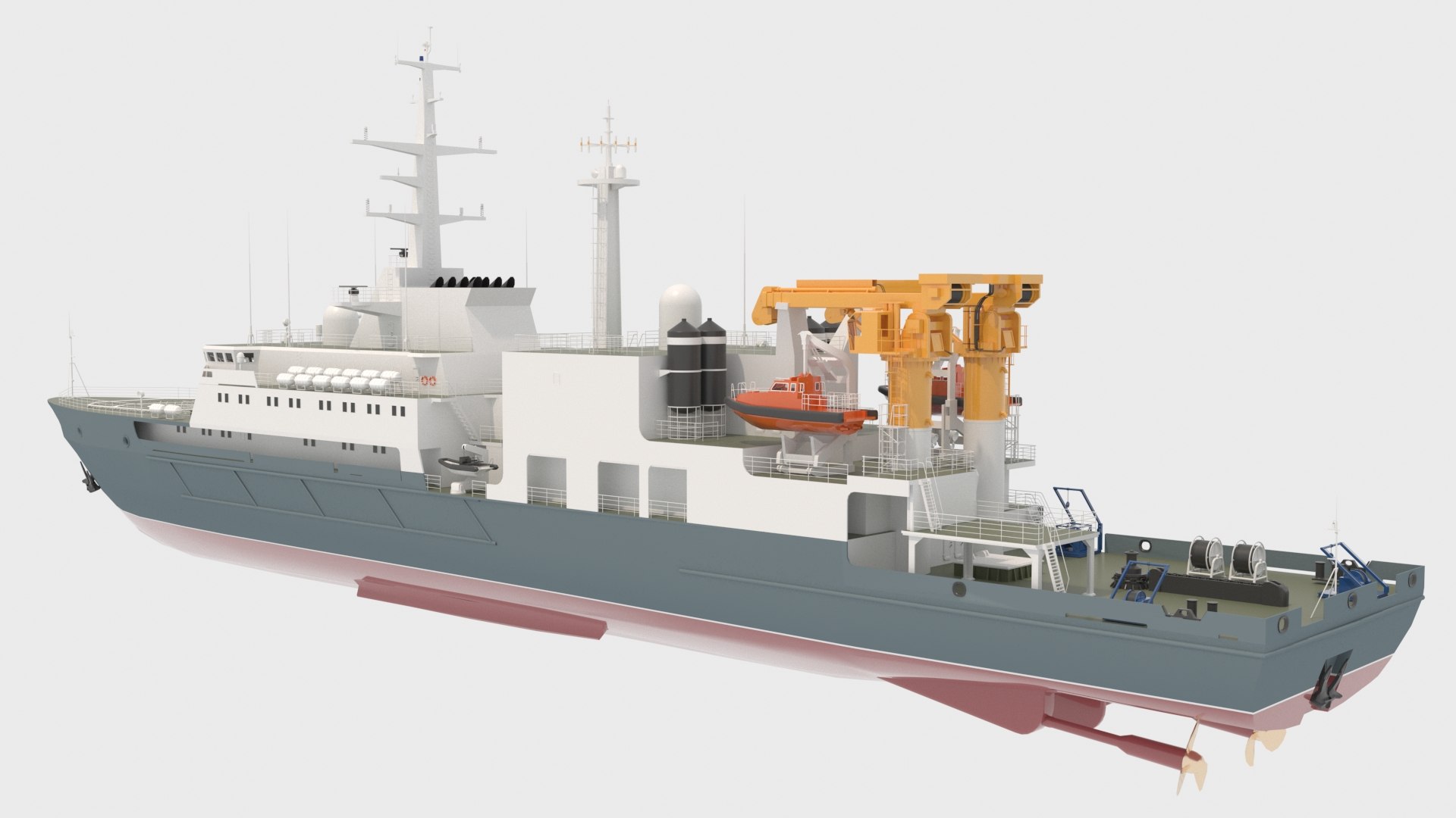 21301 Rescue Ship Model - TurboSquid 1809531