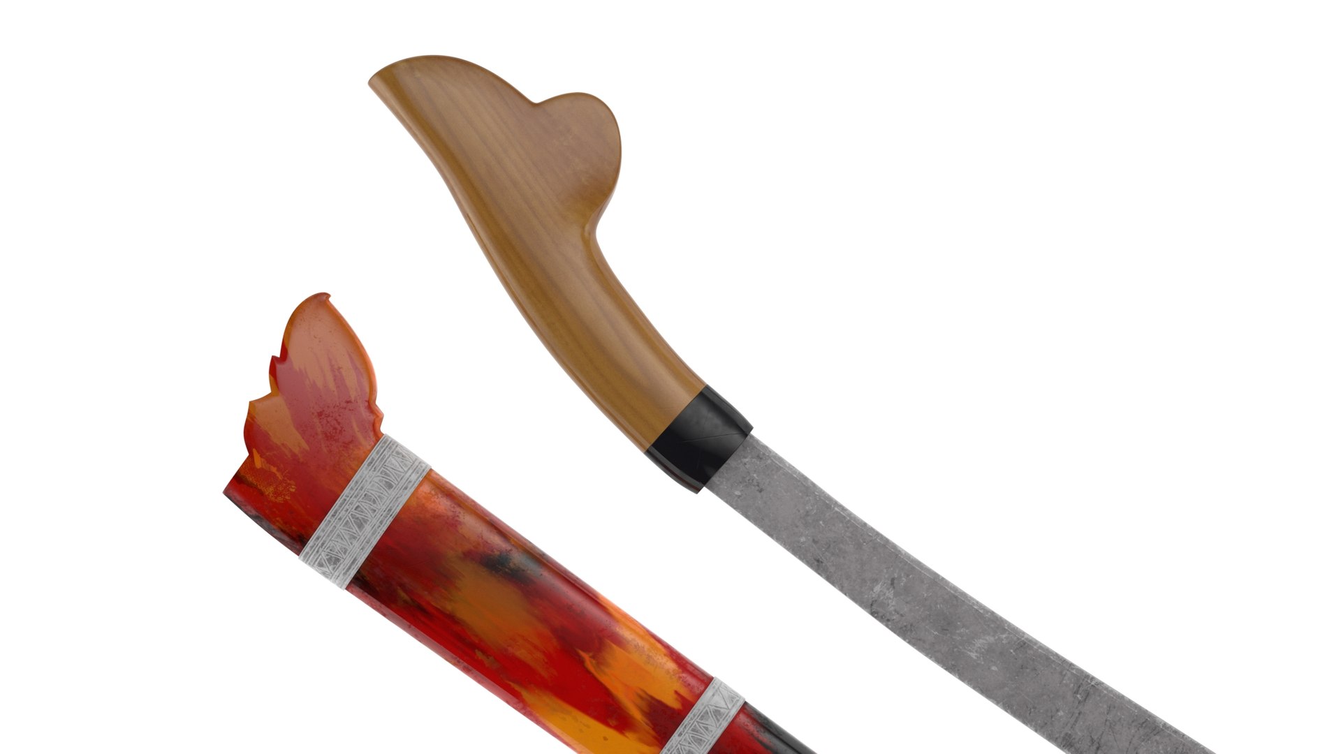 3D Model Parang Knife - TurboSquid 1751777