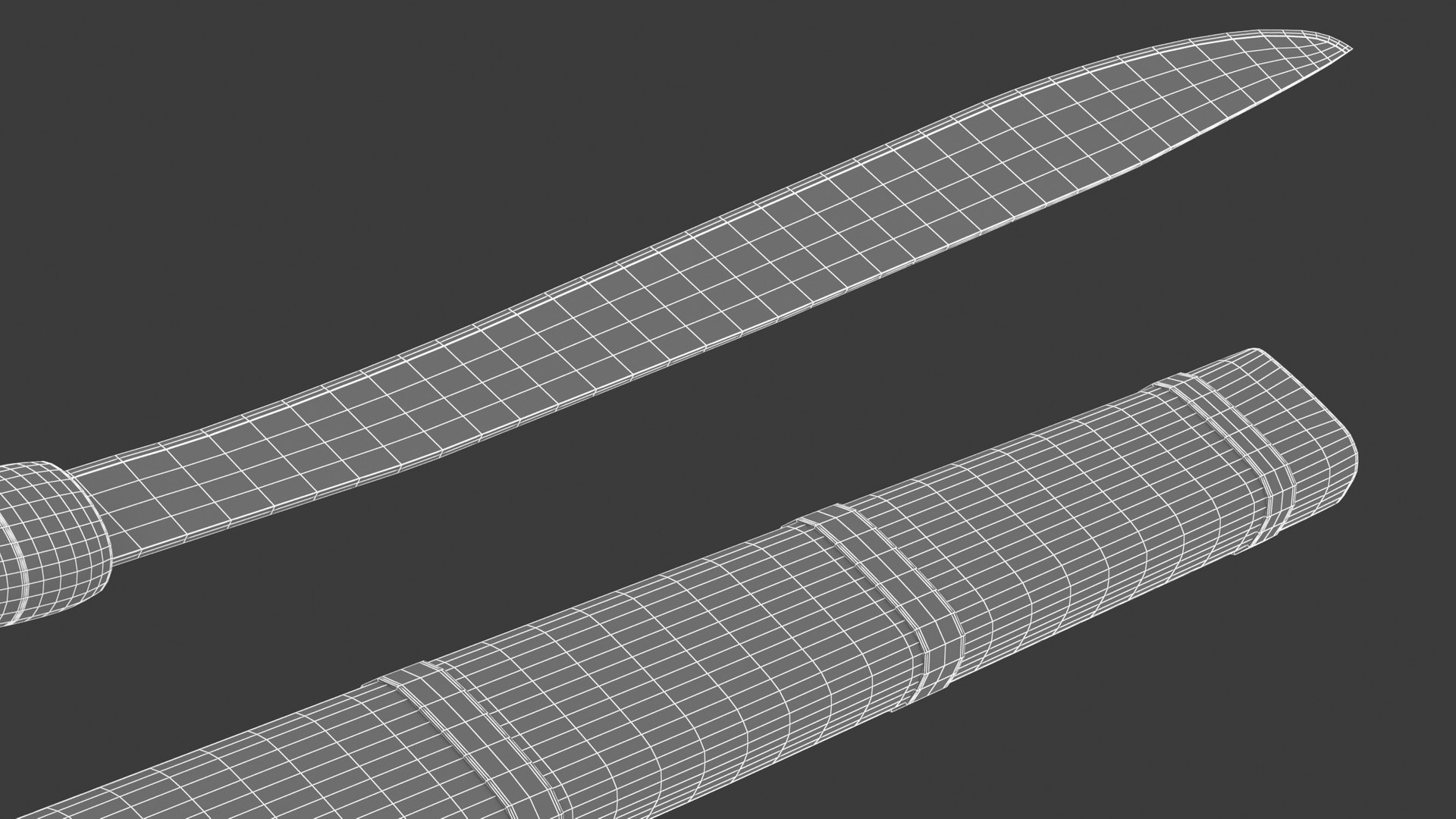 3D Model Parang Knife - TurboSquid 1751777