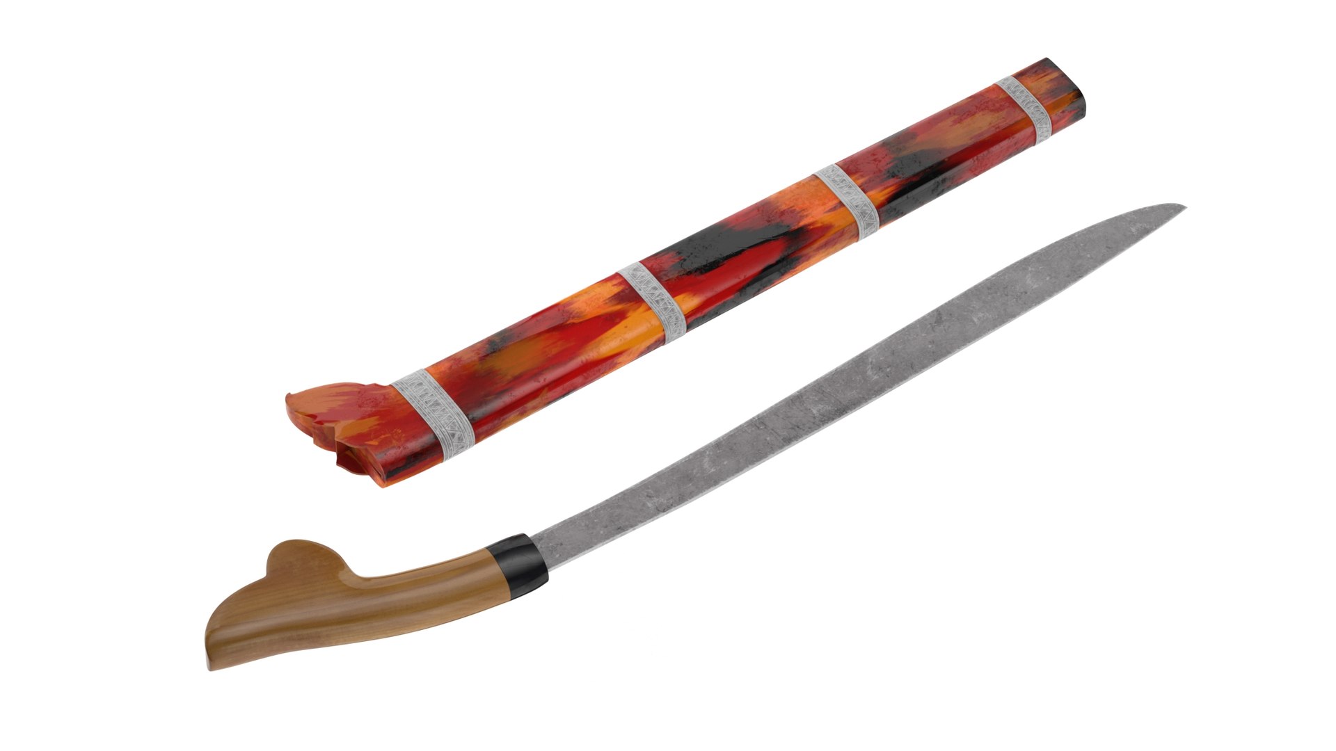 3D Model Parang Knife - TurboSquid 1751777