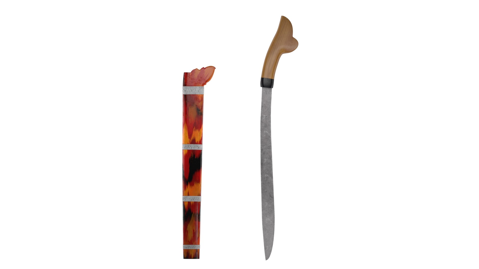 3D Model Parang Knife - TurboSquid 1751777
