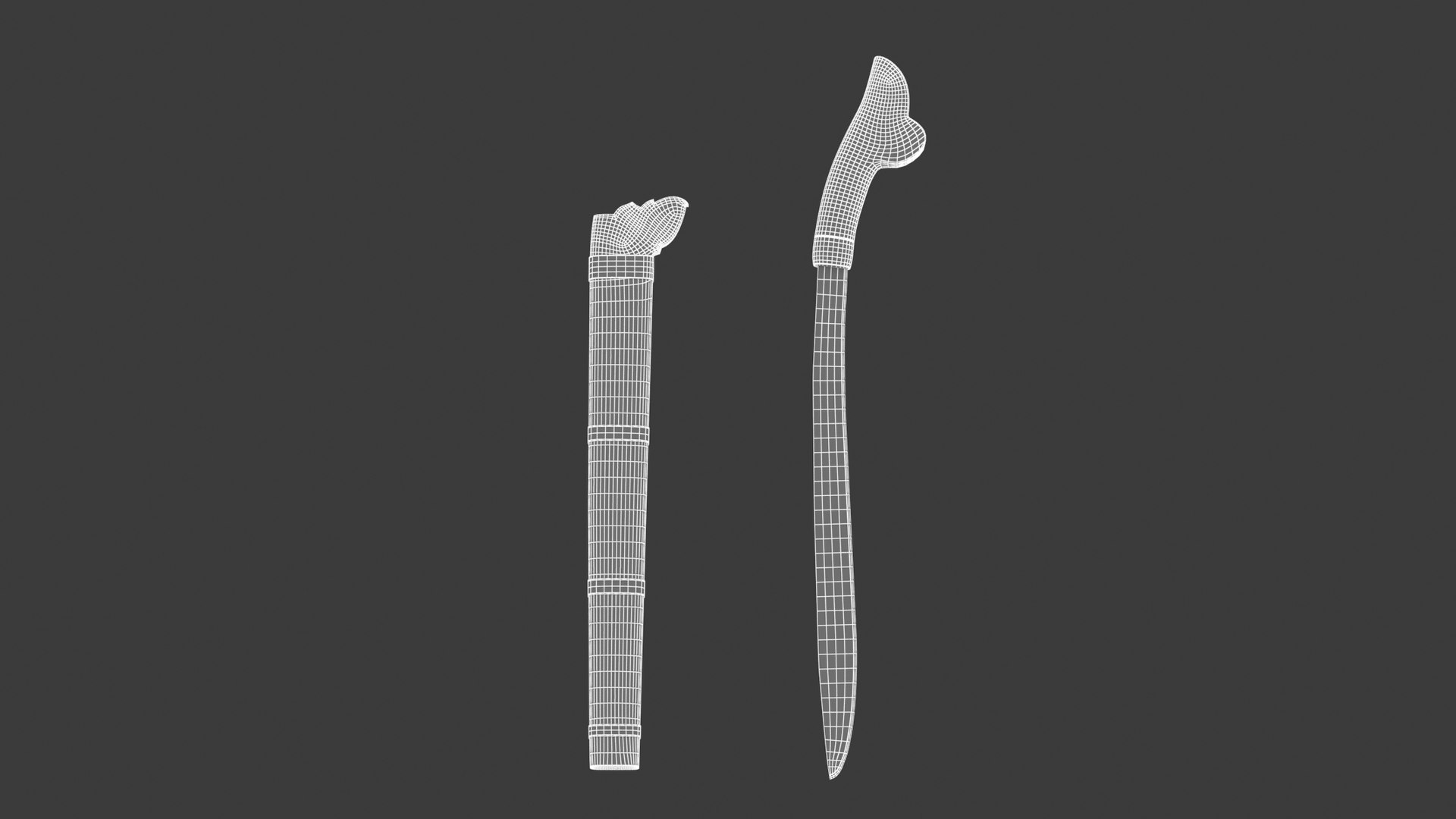 3D Model Parang Knife - TurboSquid 1751777
