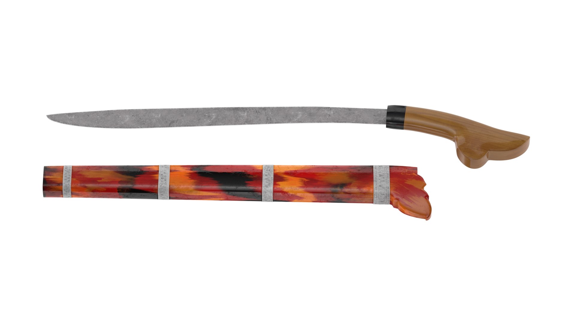 3D Model Parang Knife - TurboSquid 1751777