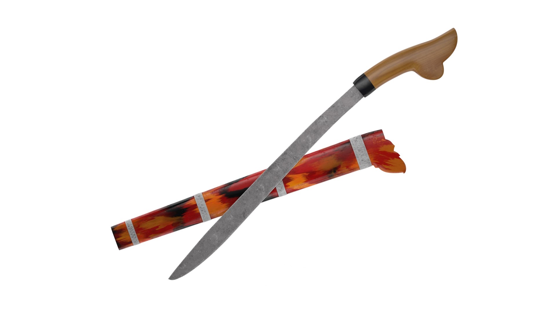 3D Model Parang Knife - TurboSquid 1751777