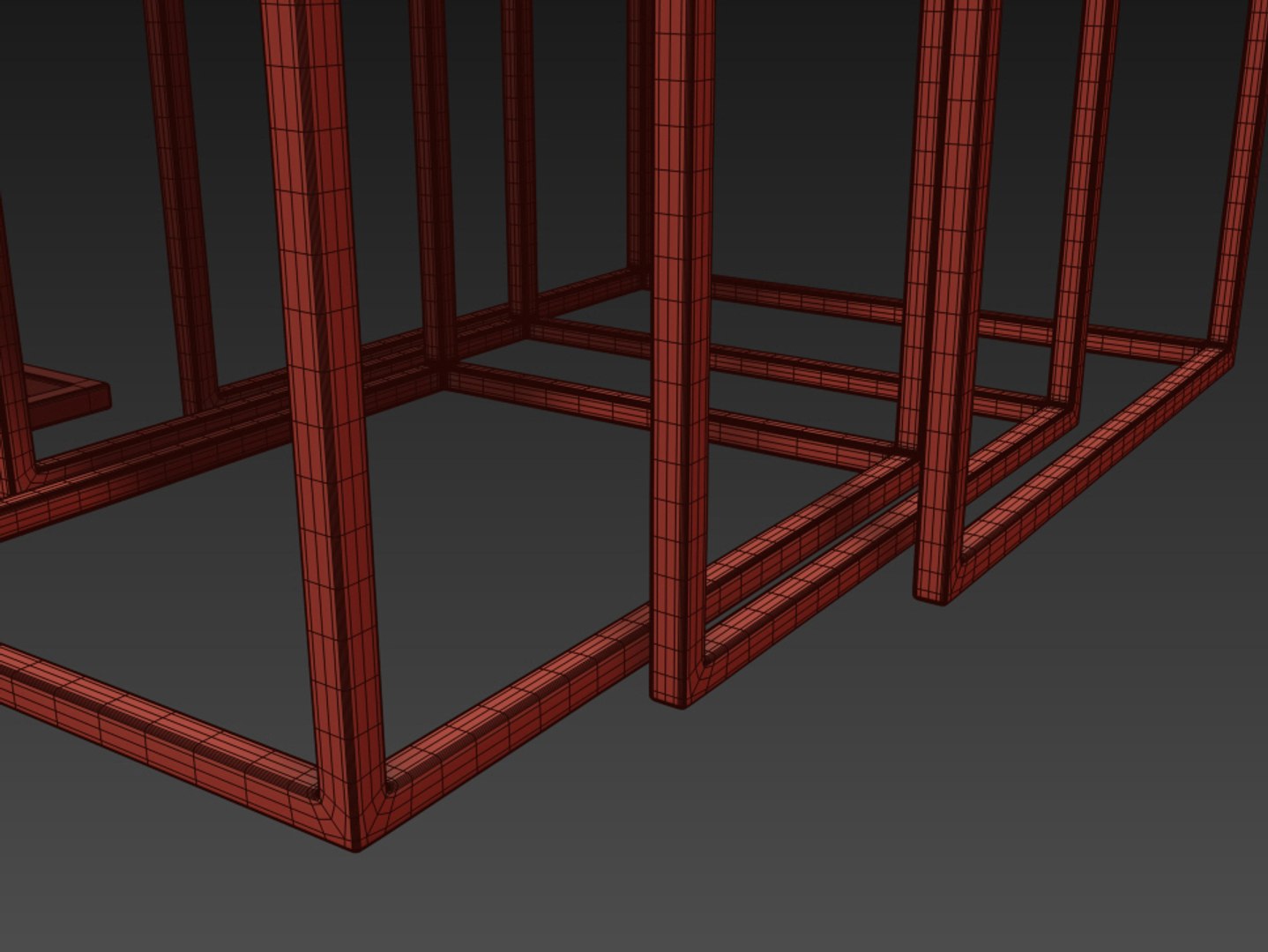 3D Taiga Oak Nesting Table Model - TurboSquid 1201086