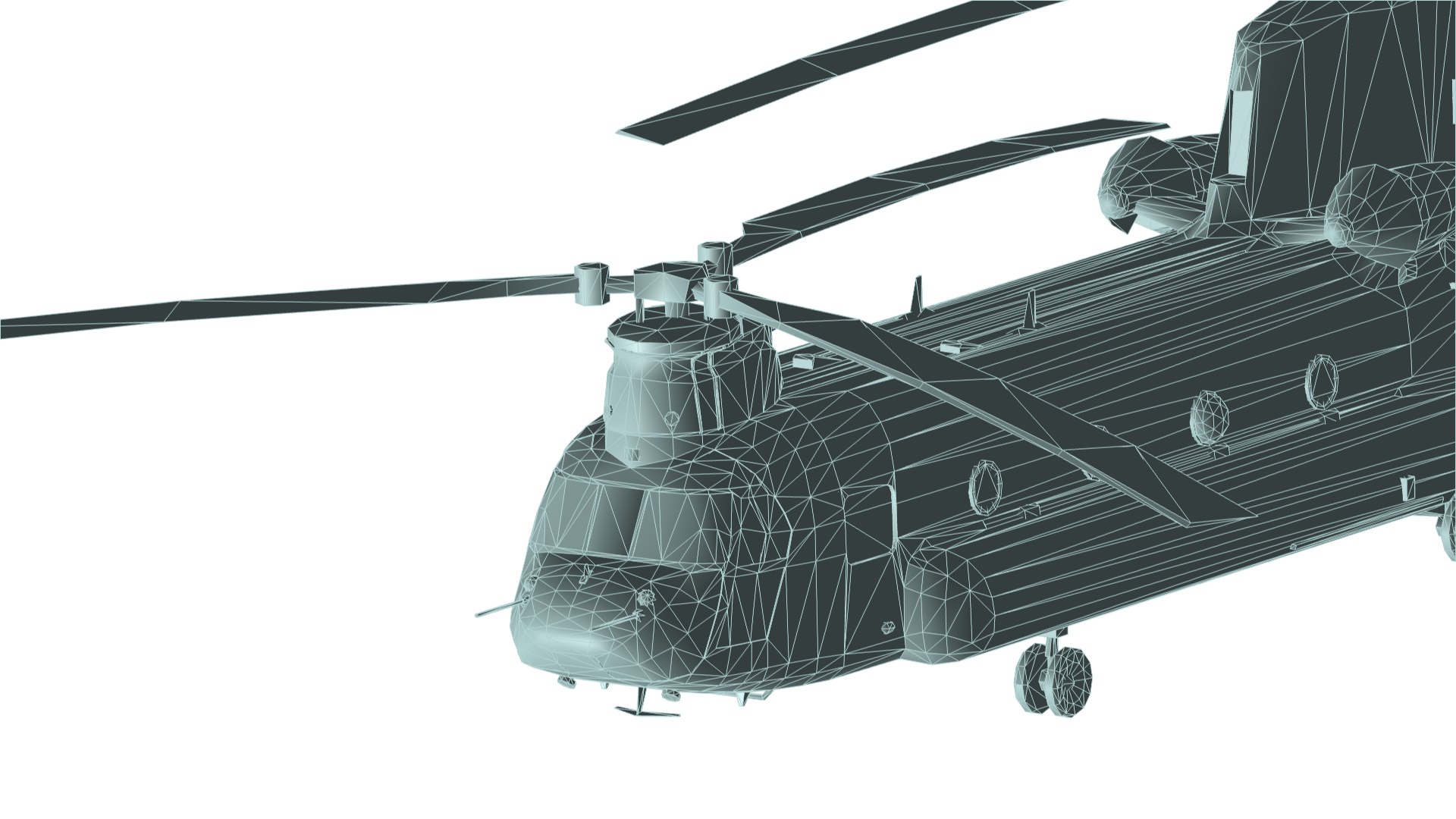 3D Boeing CH-47 Chinook - TurboSquid 1986445