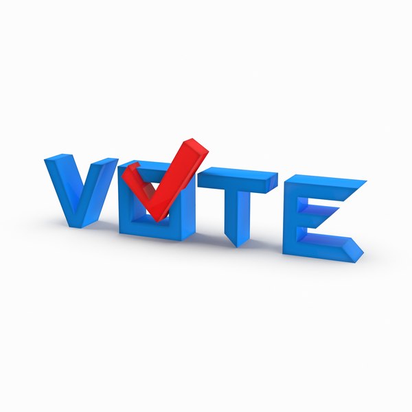modelo 3d Signo de voto - TurboSquid 1553154