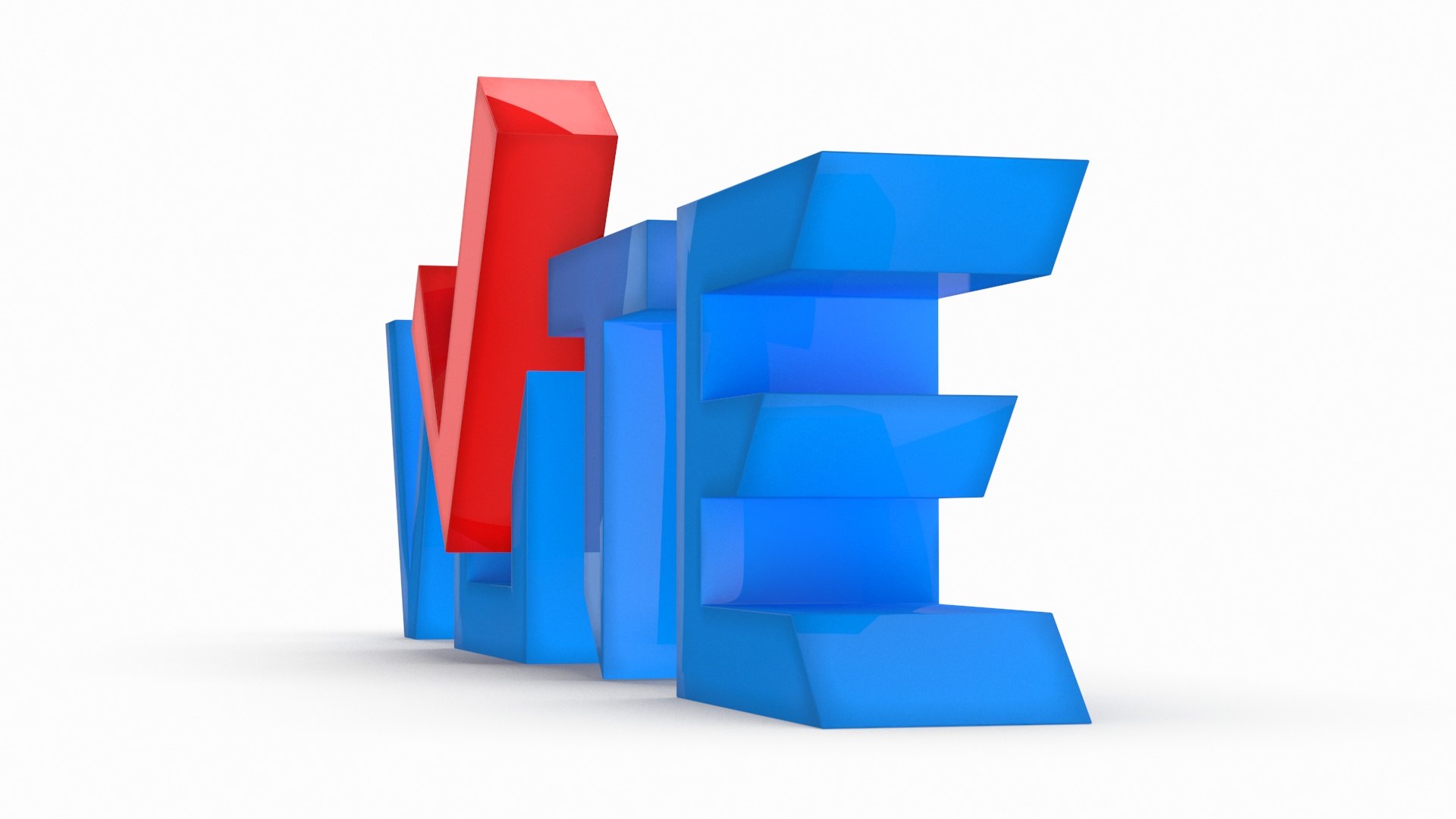 3D model vote sign - TurboSquid 1553154