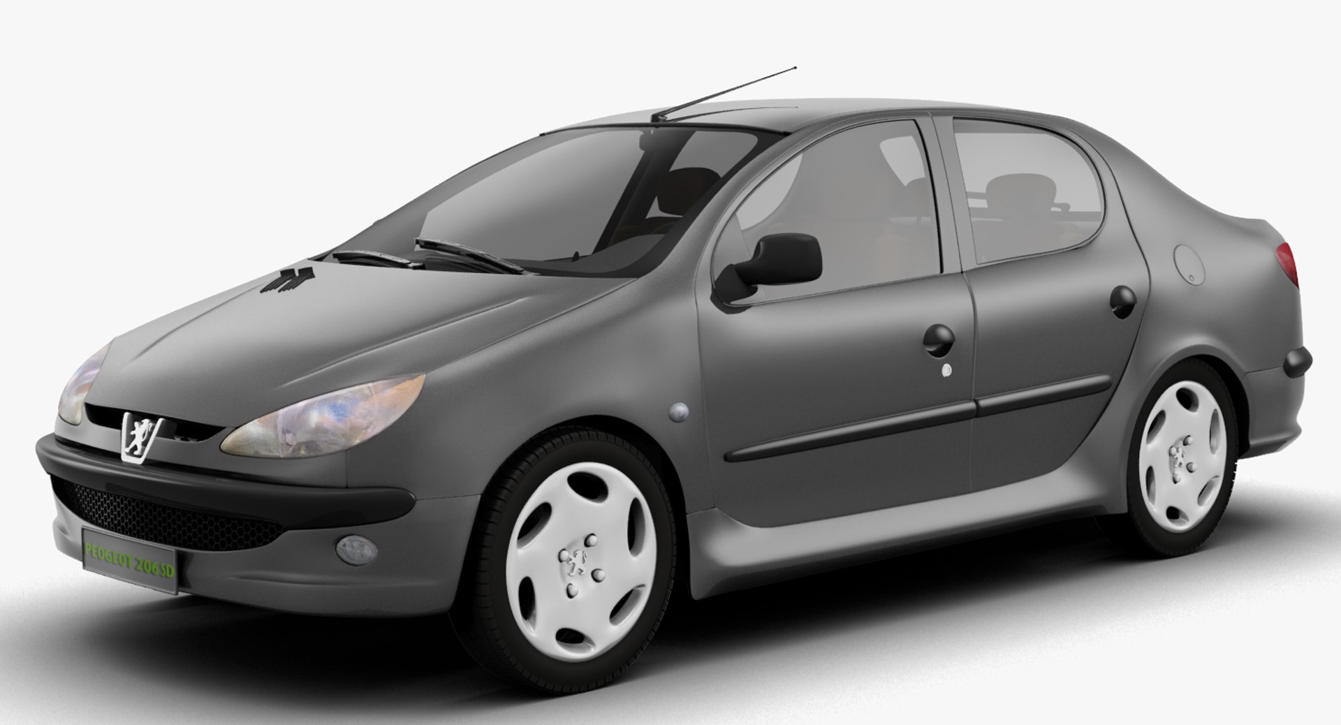 3d Model Peugeot 206 Sd