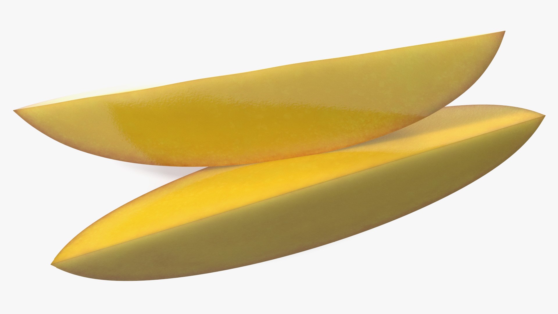 3D Model Red Mango Slices - TurboSquid 2108325